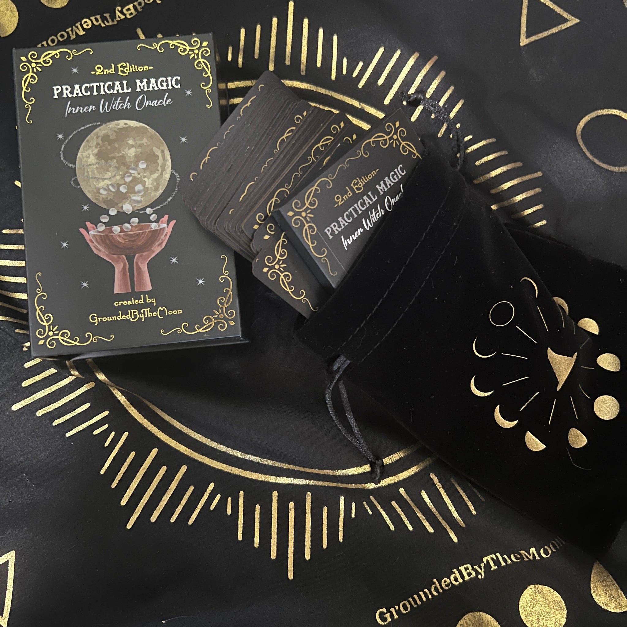 Set of Practical Magic : Inner Witch Decks with Drawstring Velvet Bag – GroundedByTheMoon